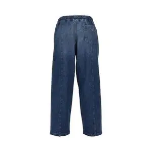 Emporio Armani Stretch Denim Loose Fit Pants