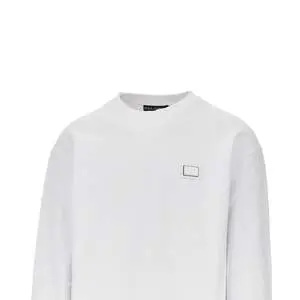 Dolce & Gabbana Crewneck Sweatshirt With Logo Plate