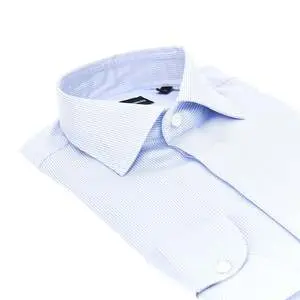 Emporio Armani Cotton Twill Shirt With Striped Motif - White