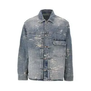 Emporio Armani Denim Jacket With Vintage Effect
