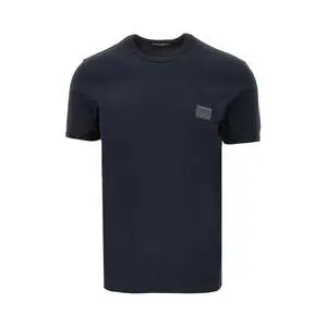 Dolce & Gabbana Logo Plate T-shirt - Blue