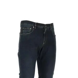 Dolce & Gabbana Stretch Denim Slim Fit Jeans - Blue