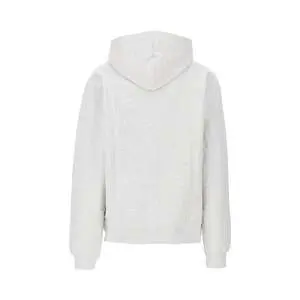 Jacquemus Fleece-back Hoodie With Gros Grain Logo Label