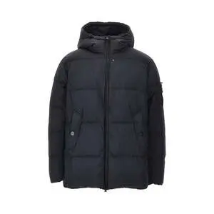 Stone Island Gart Dyed Crinkle Rep Ny Down Jacket - Blue