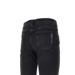 Dolce & Gabbana Stretch Cotton Denim Slim Fit Jeans