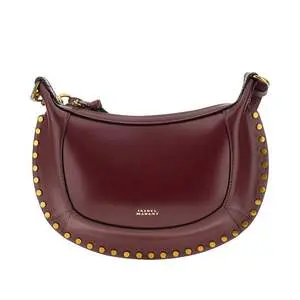 Isabel Marant Étoile Leather Oskan Moon Bag - Red