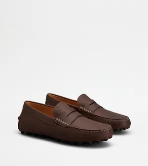 TOD'S Gommino Bubble Loafers In Leather