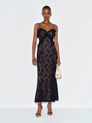 REFORMATION Maricela Lace Midi Dress