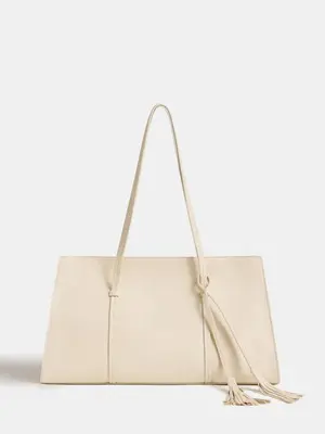 REFORMATION Elena Tote Bag - Ivory
