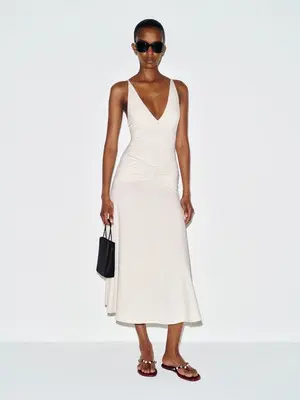 REFORMATION Gwen Knit Dress - Ivory