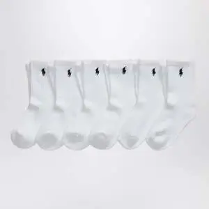 Polo Ralph Lauren Set Of Three Socks - White
