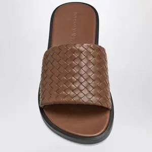 Bottega Veneta Elio Woven Leather Mules