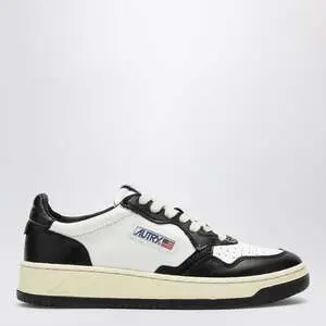 AUTRY Medalist Low /black Leather Sneakers - White