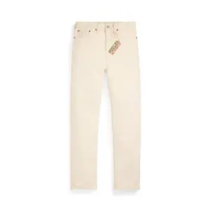 Ralph Lauren Mid-rise Straight Leg Jeans In Japanese Stretch Denim