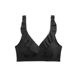 Ralph Lauren Ruffle-trim V-neck Bikini Top