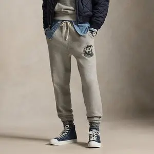 Ralph Lauren Fleece Graphic Sweatpant - Loft Heather