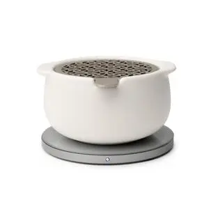 OHOM Jun Self Heating Diffuser Set Jasmine - White