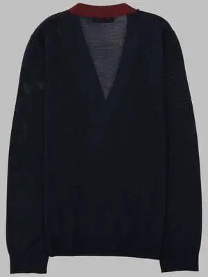 Dsquared2 Oversize Fit Wool Cardigan - Black