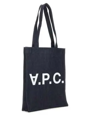A.p.c. Tote Bag In Denim