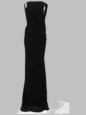 TOM FORD Abito Da Sera In Jersey Crêpe Drappeggiato - Black