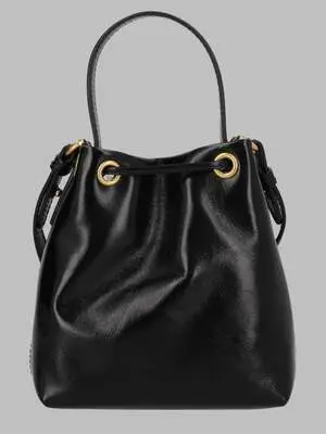 Balmain Pulse Mini Bucket Bag - Black