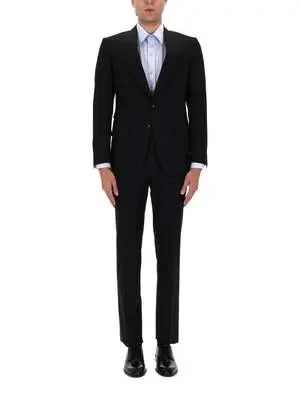 TOM FORD Shelton Grand Overcheck Suit - Black