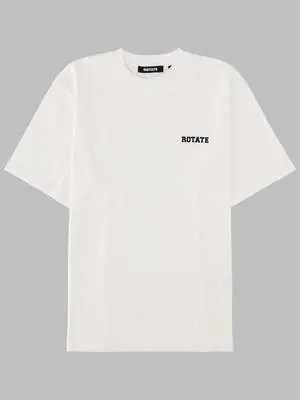 ROTATE BY BIRGER CHRISTENSEN Oversize Cotton T-shirt - White