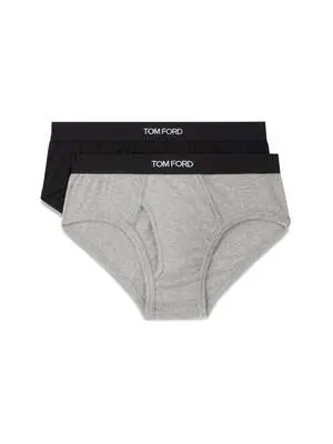 TOM FORD Confenzione Da Due Slip - Black