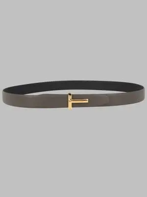 TOM FORD T Icon Leather Belt - Multicolor