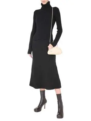 Bottega Veneta Ribbed Turtleneck Sweater