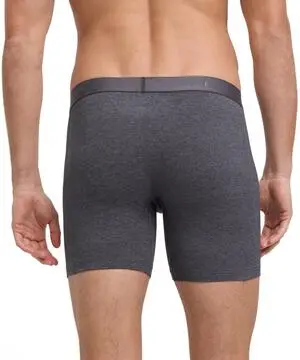 Falke 2-pack Long Leg Boxer Daily Comfort - Grey