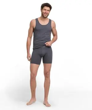 Falke 2-pack Long Leg Boxer Daily Comfort - Grey