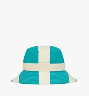 Mcm X We The Best Bucket Hat In Cotton Twill - Ceramic