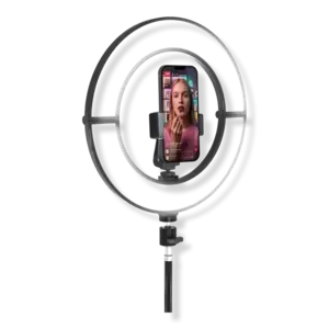 BEAUTY BY BOWER Aurafold Foldable Makeup Ring Light With Stand