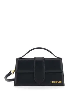 Jacquemus Le Grand Bambino Is A Crossbody Bag In Leather With Black Details For - Multicolor