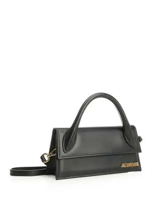 Jacquemus Le Chiquito Long Leather Bag - Black