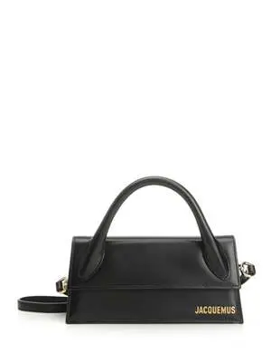 Jacquemus Le Chiquito Long Leather Bag - Black