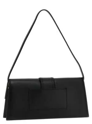 Jacquemus Le Bambino Long Leather Shoulder Bag - Black