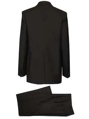 Tagliatore Double-breasted Wool Tuxedo With Wide Peak Lapels