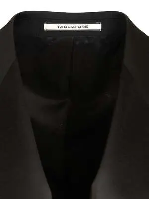 Tagliatore Double-breasted Wool Tuxedo With Wide Peak Lapels