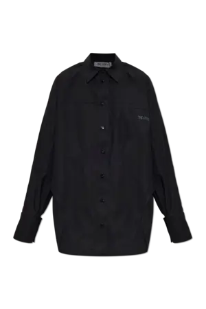 Attico Shirt With Slits - Black