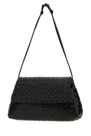 Bottega Veneta Woven Leather Clutch - Black