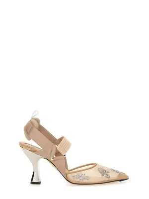 Fendi Slingback Hummingbird Lite - Cream