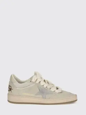 GOLDEN GOOSE Ball Star Distressed Laminated Leather Sneakers