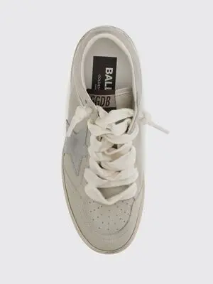 GOLDEN GOOSE Ball Star Distressed Laminated Leather Sneakers