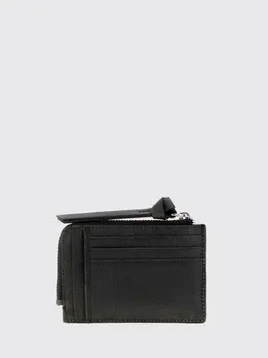 VIVIENNE WESTWOOD Leather Cardholder - Black