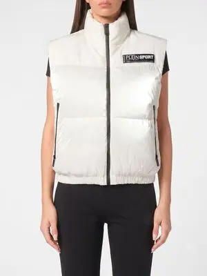 PLEIN SPORT Quilted High Neck Gilet