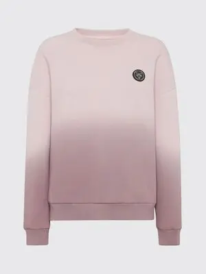 PLEIN SPORT Abstract Print Jersey Sweatshirt With Dropped Shoulders - Salmon