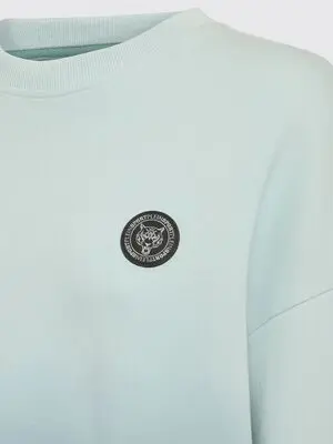 PLEIN SPORT Crewneck Sweatshirt - Turquoise