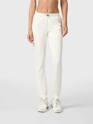 PLEIN SPORT Jersey Jogger Trousers With Drawstring And Contrasting Logo - White